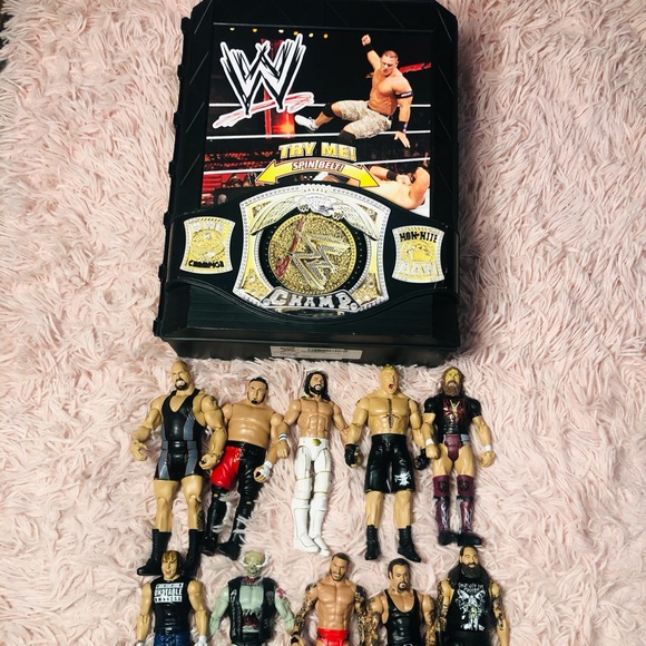 WWE | Toys | Tara Toy Corp Wwe Superstar Figure Case John Cena Spin ...